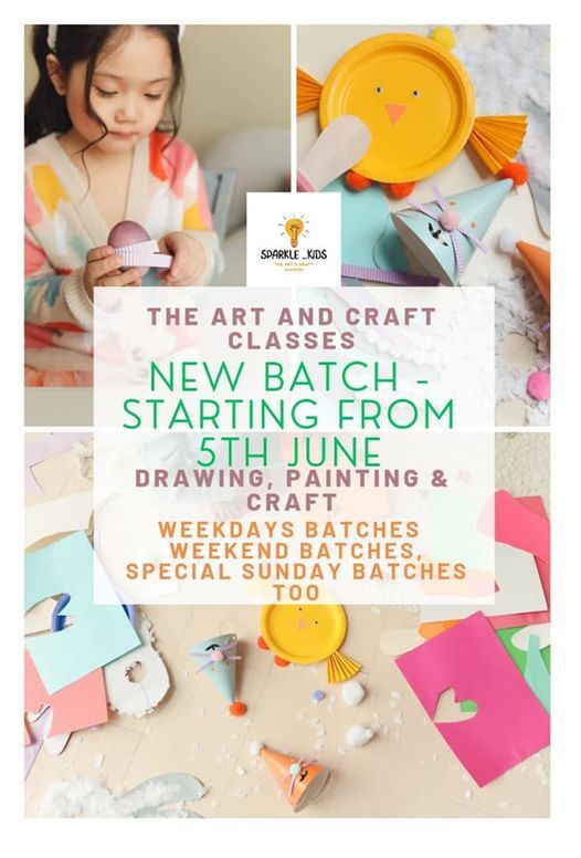 Art and Craft classes for Kids. After-school classes and Events.