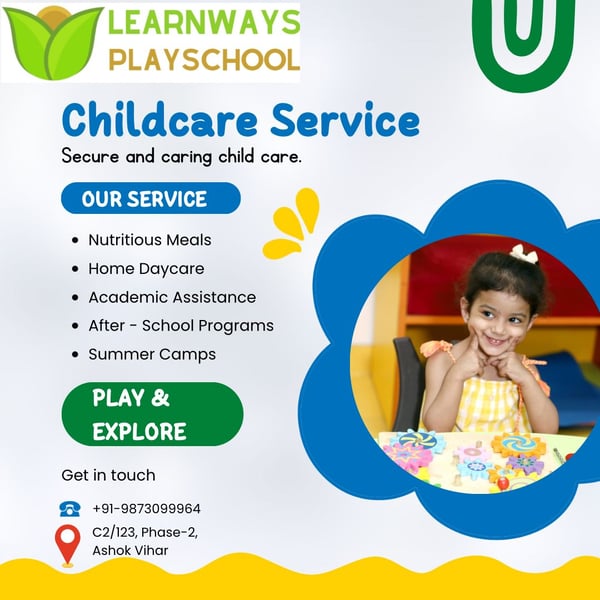 Learn Ways Play School-After School Creative Classes in Ashok Vihar