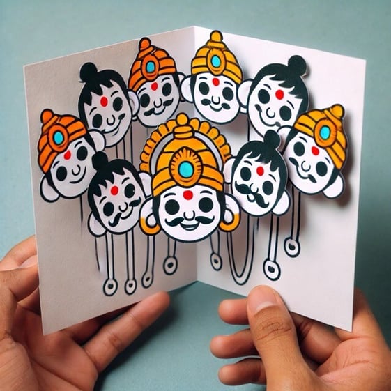 Fun Dusshera & Ramayan Themed Crafts for Kids
