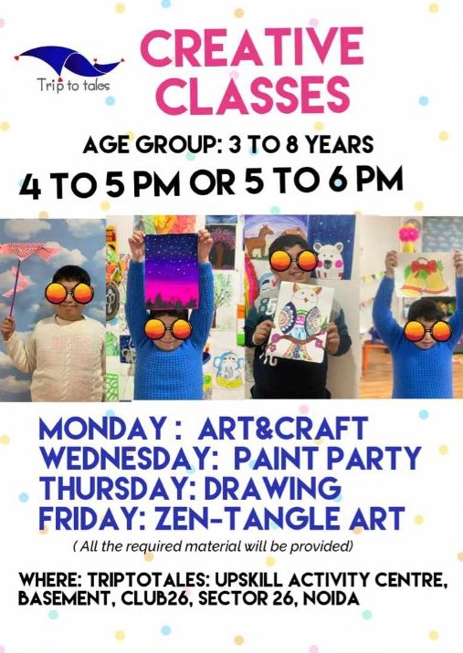 Art & Craft classes in & around Noida
