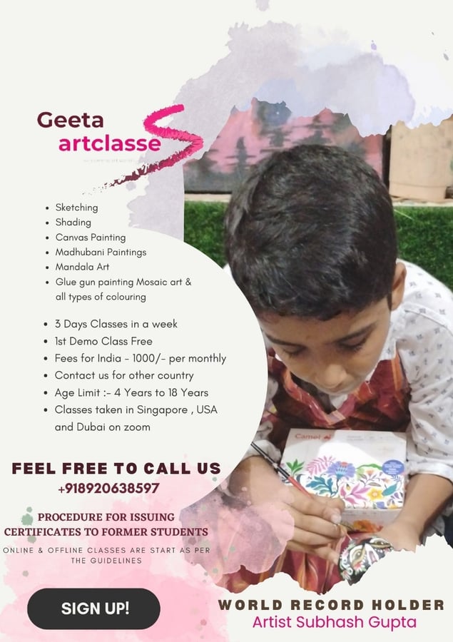 Geeta Art Classes - Art Classes For Kids Session in Sagarpur