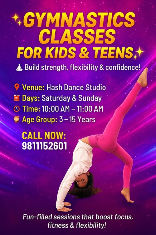 Gymnastics classes for Kids. After-school classes and Events.