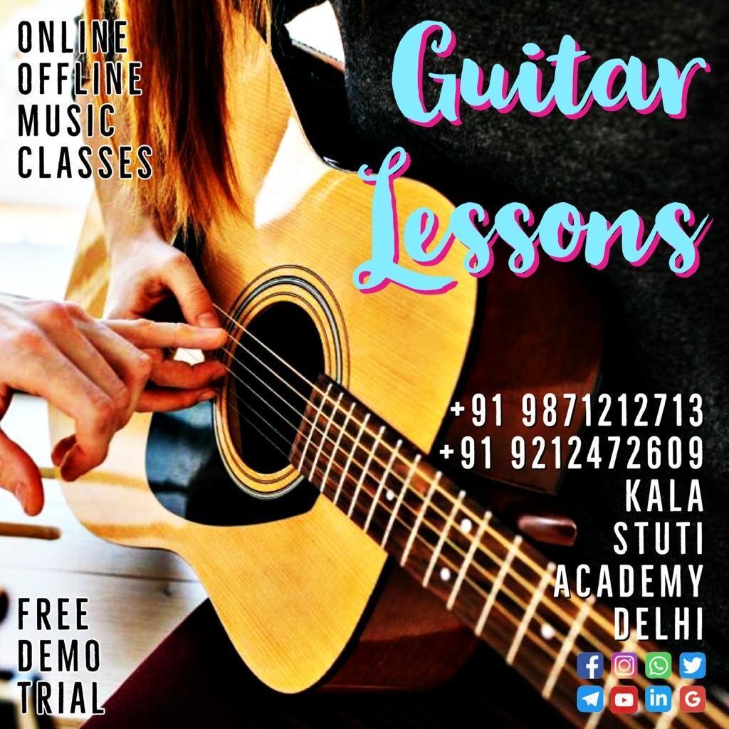 Discover Top Guitar Classes for kids in & around Raj Nagar