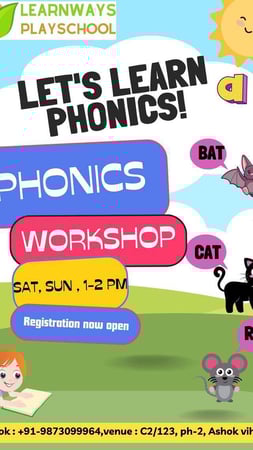 Phonics classes for Kids. After-school classes and Events.