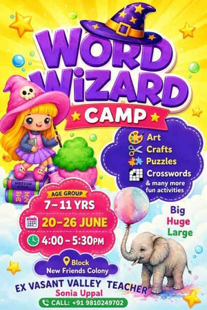 Magic Slate-Little Authors Creative Writing Summer Workshop in New ...