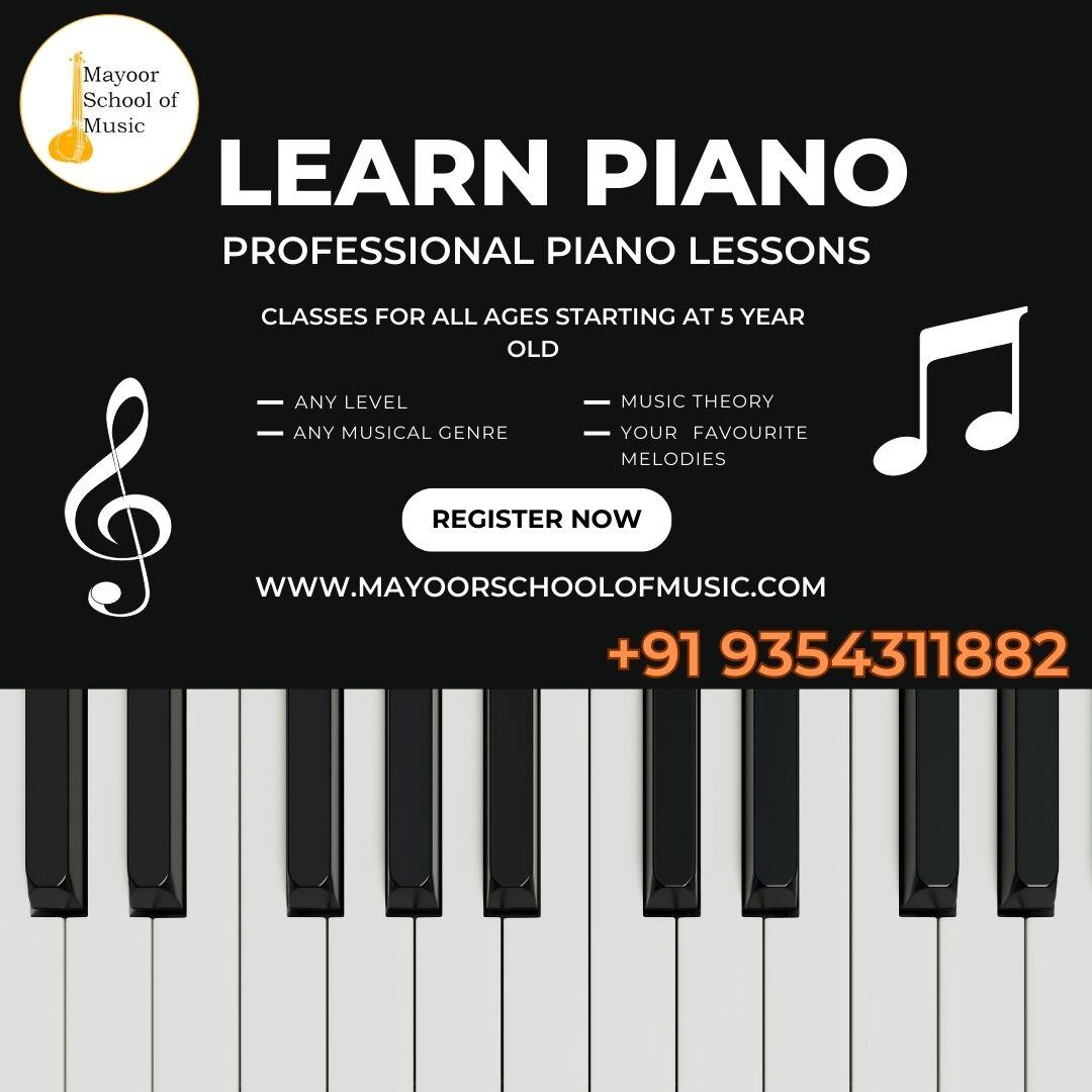 Discover Top Piano Classes for kids in & around Faridabad