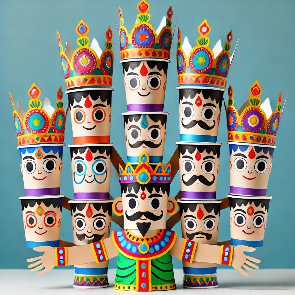 Fun Dusshera & Ramayan Themed Crafts for Kids