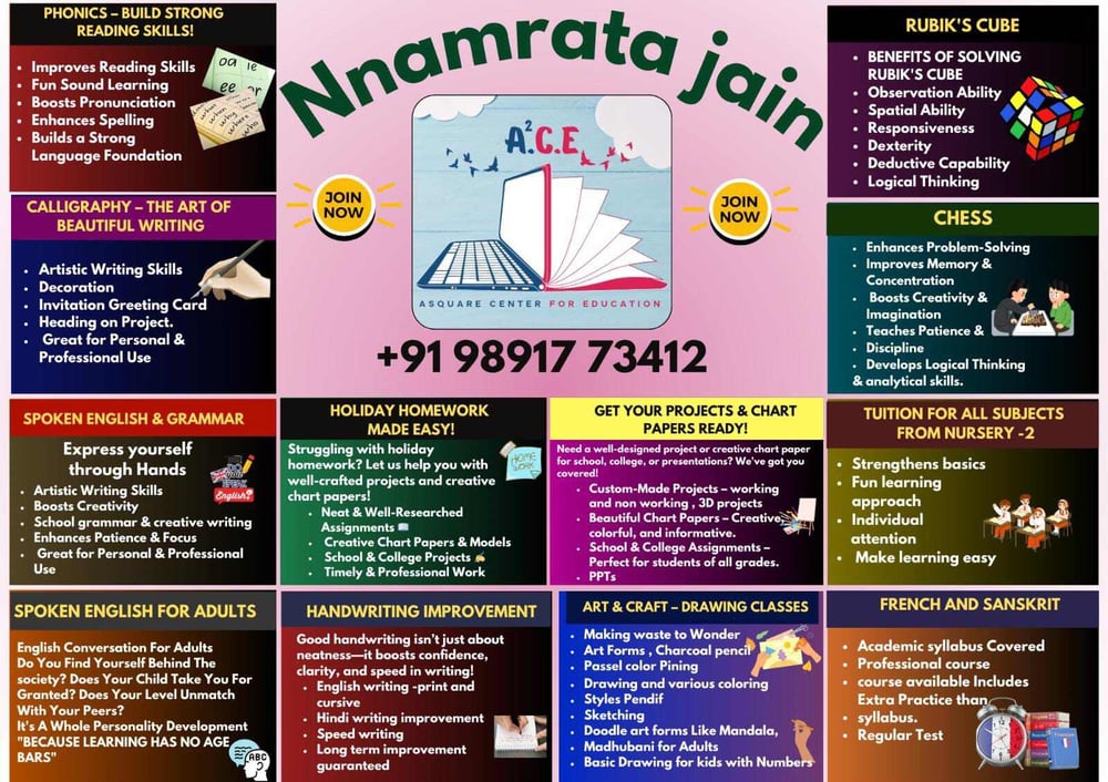 Calligraphy classes for Kids. After-school classes and Events.