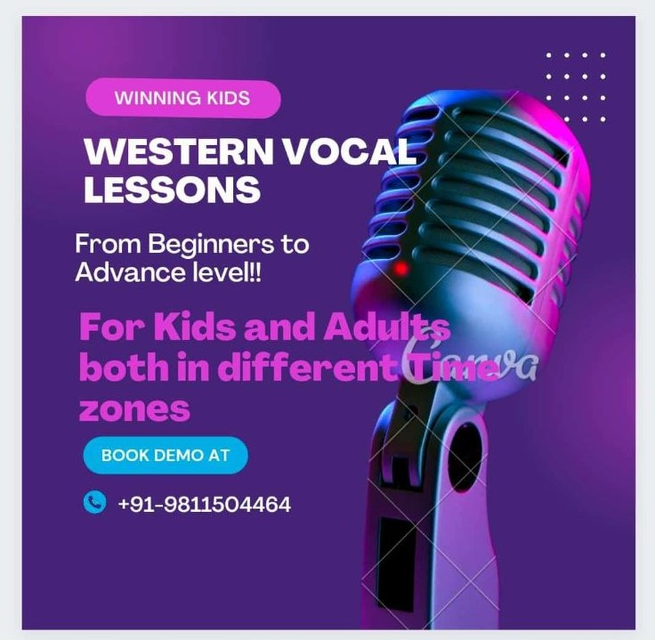 Discover Top Vocal Music Classes for kids in & around Faridabad