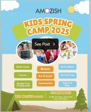 Best Spring Camps & Workshops for Kids in Delhi NCR – 2025