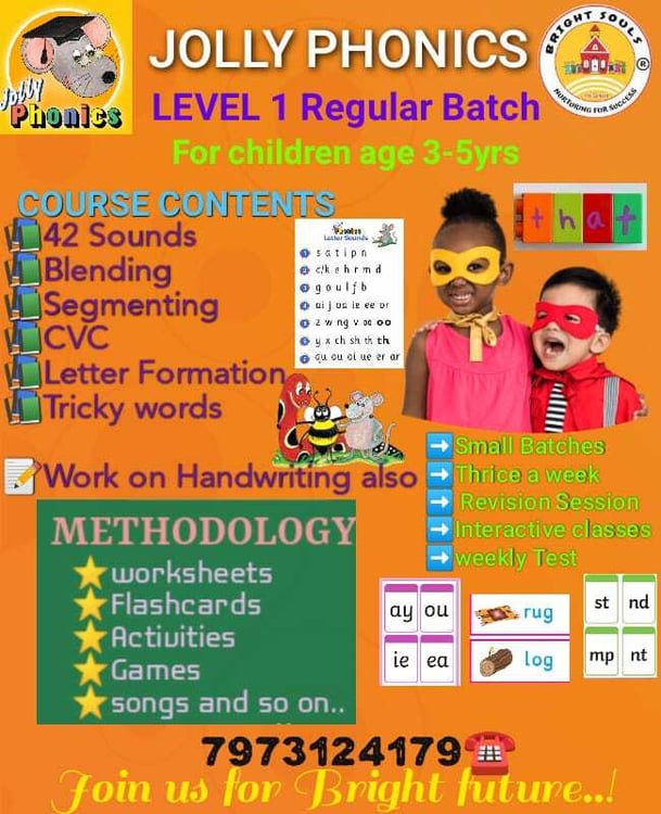 Phonics classes for Kids. After-school classes and Events.