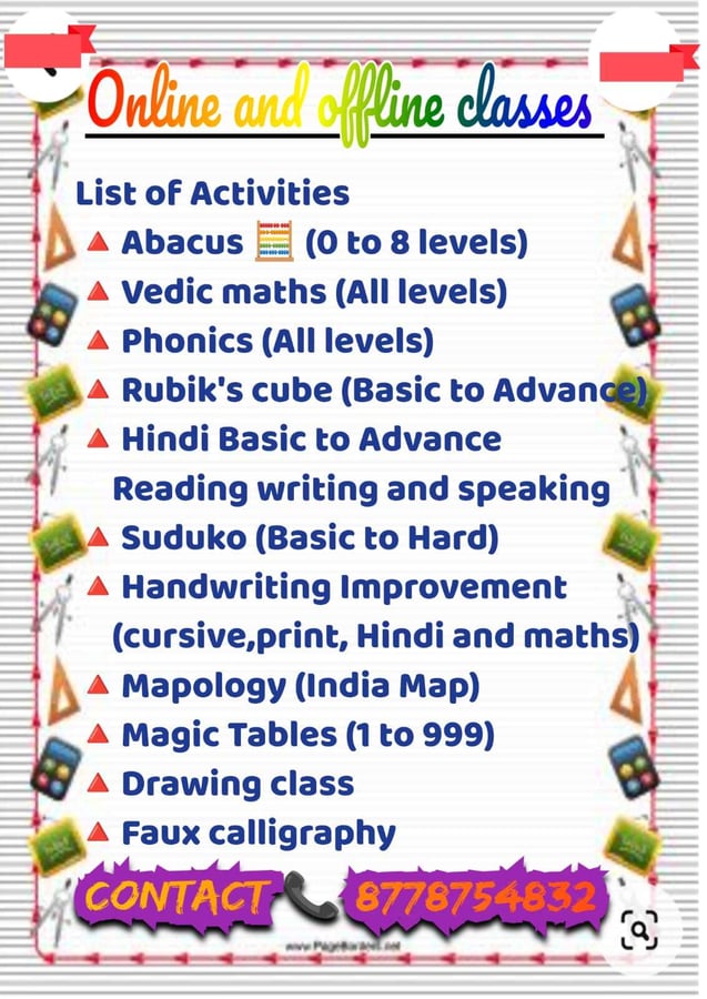 Phonics classes for Kids. After-school classes and Events.