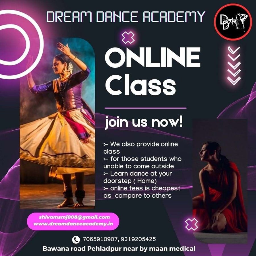 Dream Dance Academy-Bharatnatyam Dance Classes in Rohini