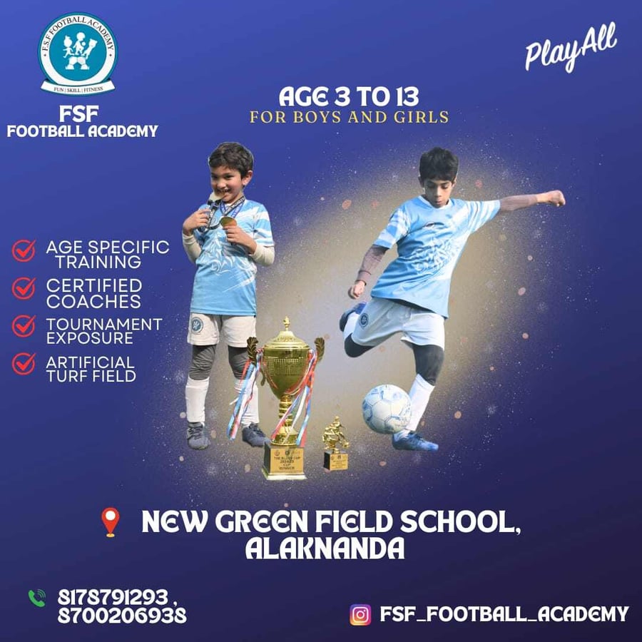 FSF Academy-Football Classes in Greater Kailash