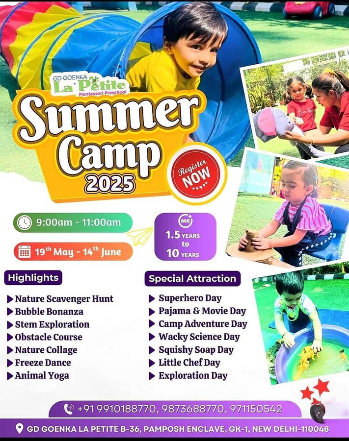 Summer Camp classes for Kids. After-school classes and Events.