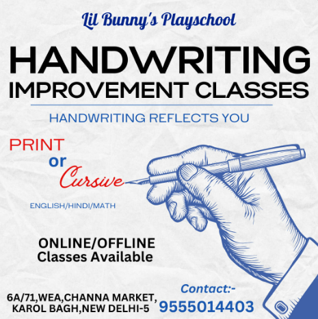 Discover Top Handwriting Classes for kids in & around Gole Market