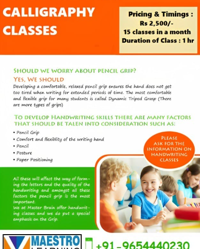 Maestro Learning-CALLIGRAPHY & HANDWRITING CLASSES in Rohini