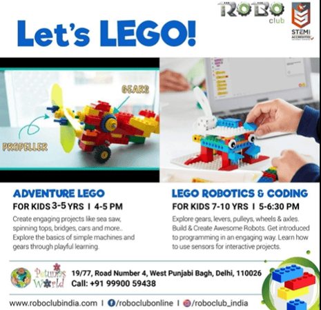Lego classes for Kids. After-school classes and Events.