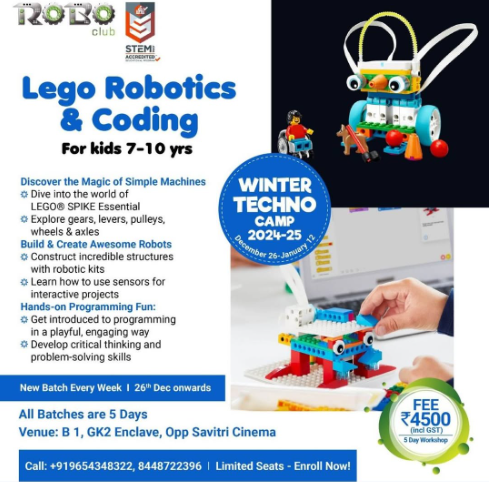 Classes, activities and workshops in South Delhi for Kids