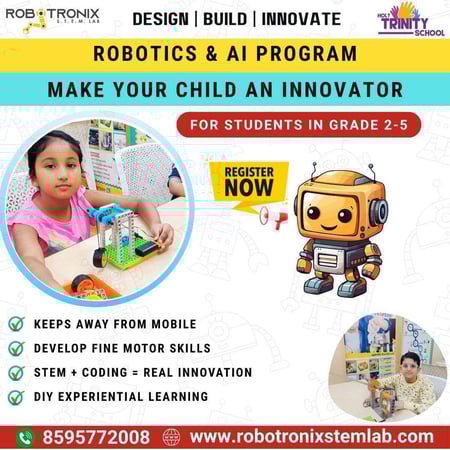 Robotronix Stem Lab and Holy Trinity School-Robotics & AI Program in ...