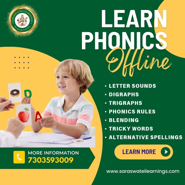 Phonics classes for Kids. After-school classes and Events.