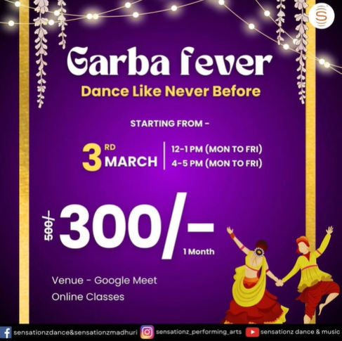 Sensationz Dance-Vocal Classes in Online