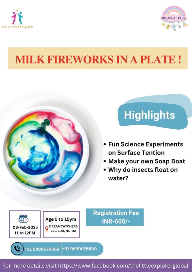 The Little Explorer-Voicano Science Experiment for kids in Noida