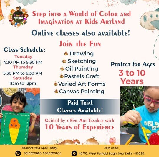 Drawing classes for Kids. After-school classes and Events.