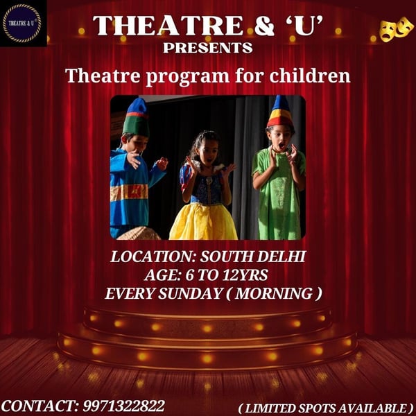 Drama Theatre classes for Kids. After-school classes and Events.